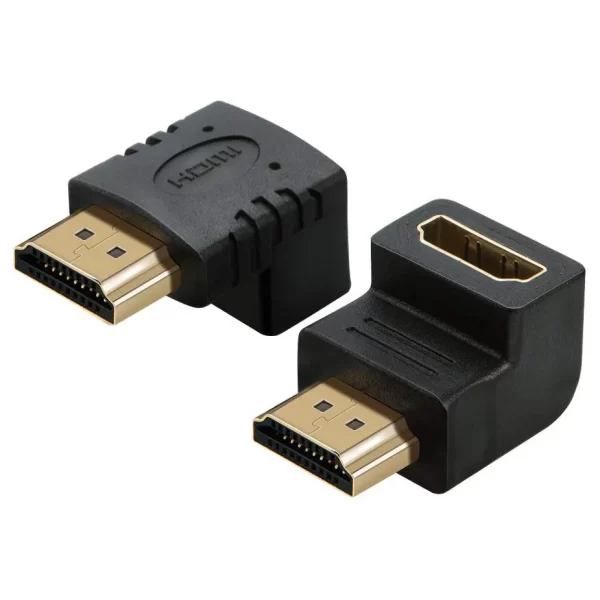 L-Shaped HDMI Female to HDMI Male Adapter - Tech Accessories